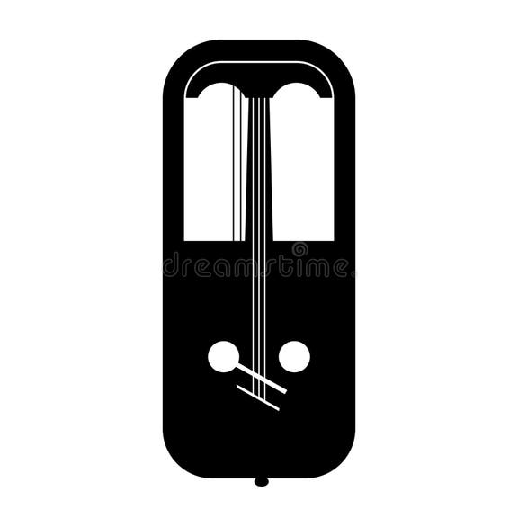 Crwth stock vector. Illustration of sign, violin, musical - 116199838