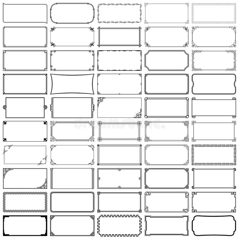 Rectangle Sizes Stock Illustrations – 1,839 Rectangle Sizes Stock ...
