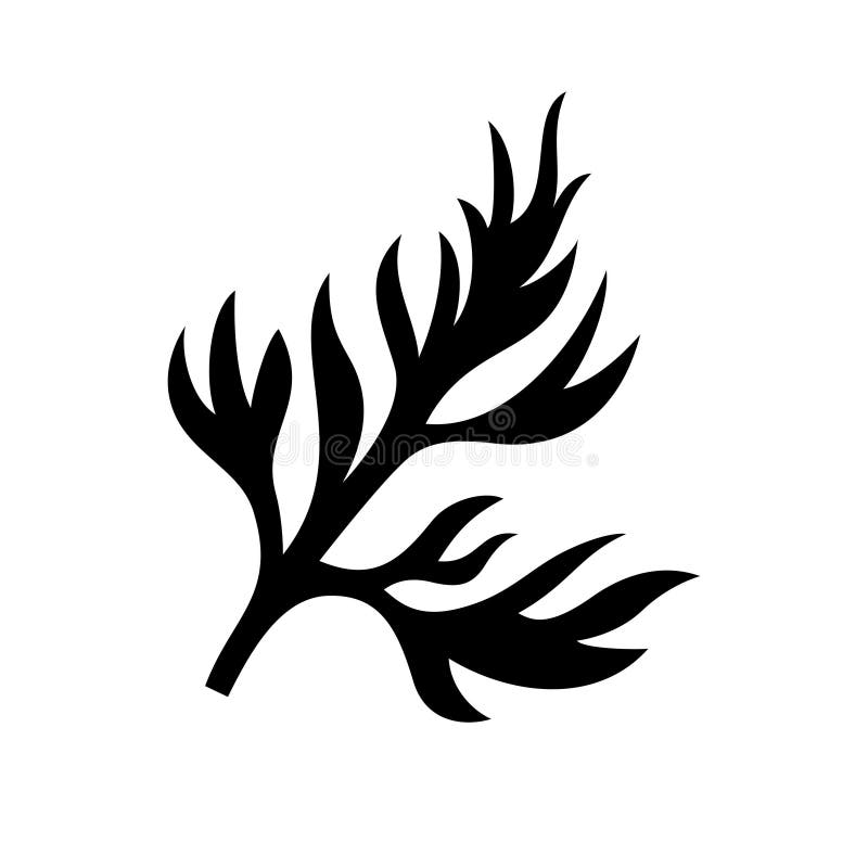 Figured delicate leaf stock vector. Illustration of nature - 144100255