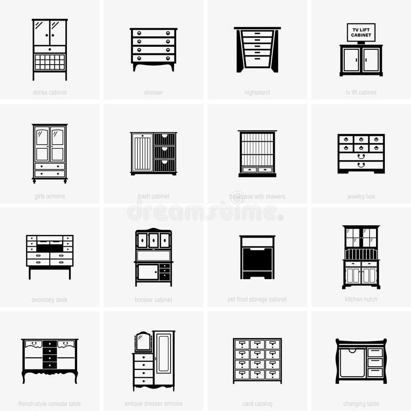 Hoosier Cabinet Stock Illustrations – 5 Hoosier Cabinet Stock ...