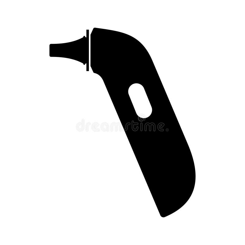 Infrared Ear Thermometer stock vector. Illustration of temperature ...