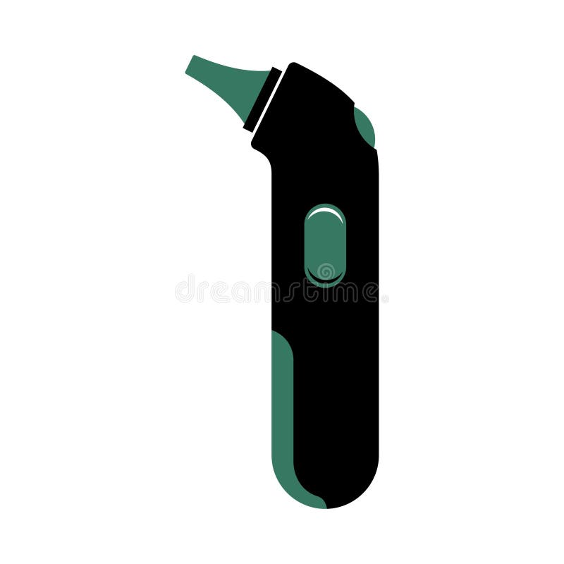 Infrared Ear Thermometer stock vector. Illustration of graphic - 179667231