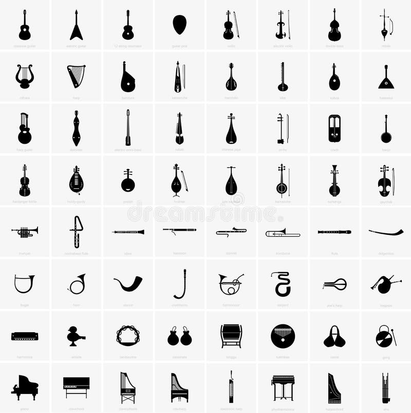 Musical Instruments (part 2) Stock Vector - Illustration of harmonica ...