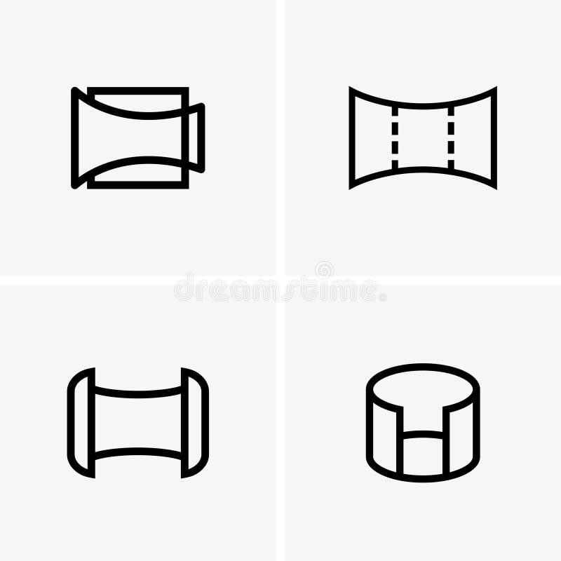 Panorama symbols stock vector. Illustration of view - 116424367