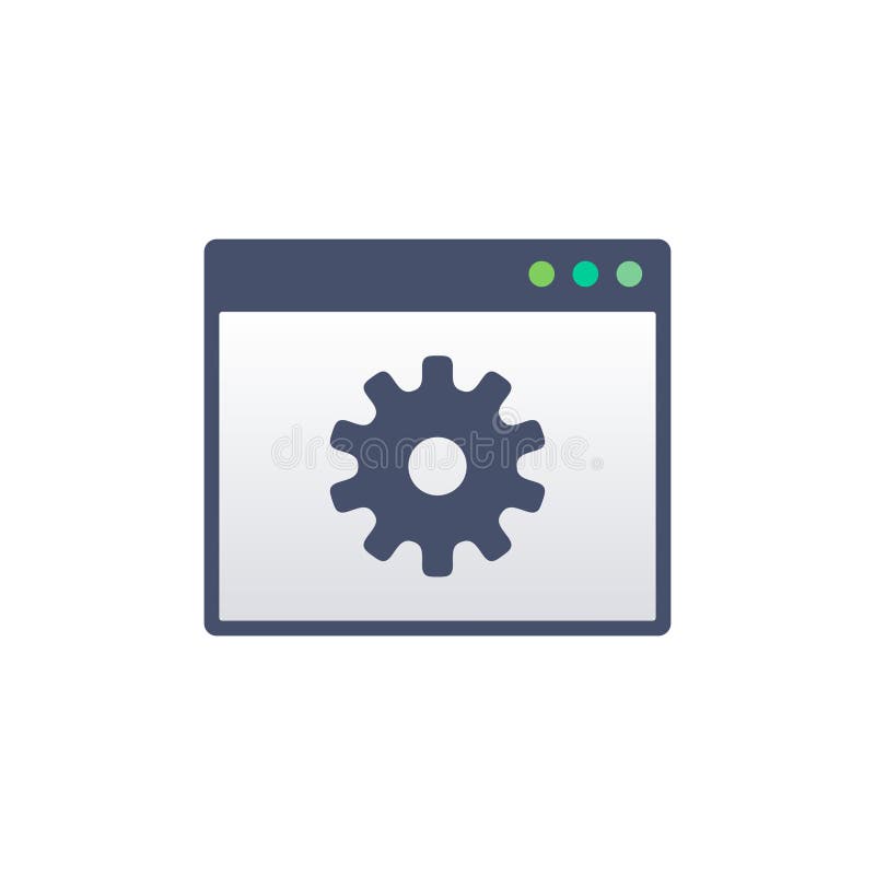 Program window icon stock vector. Illustration of page - 143934481