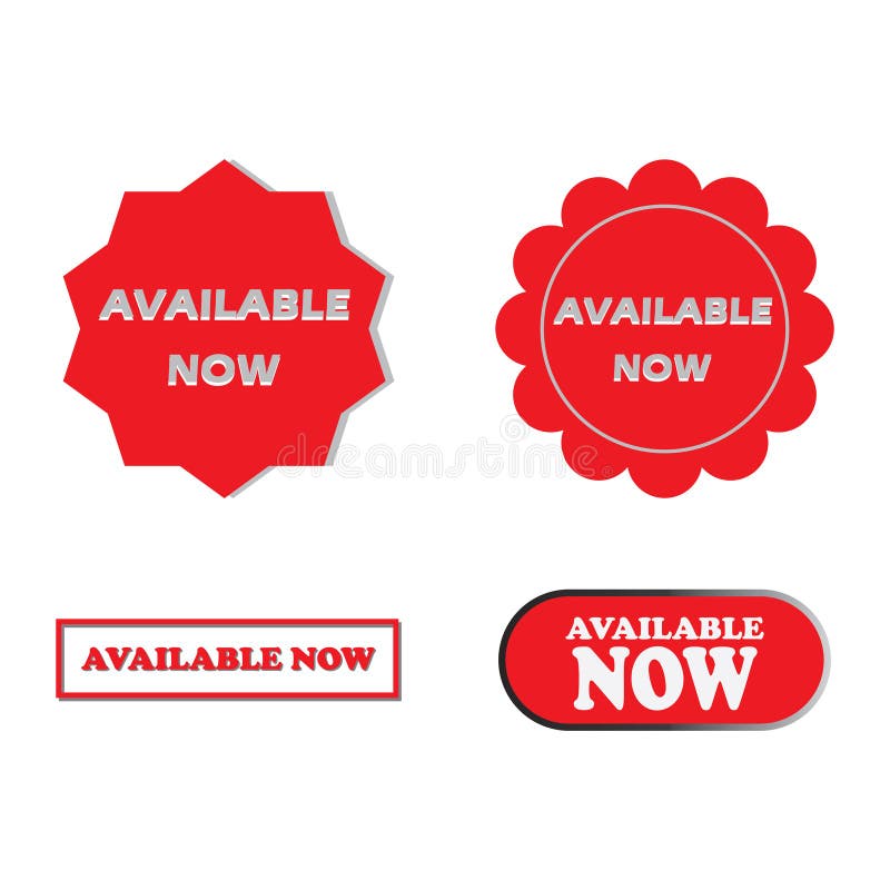 Available icon stock vector. Illustration of sign, bubble - 285512948
