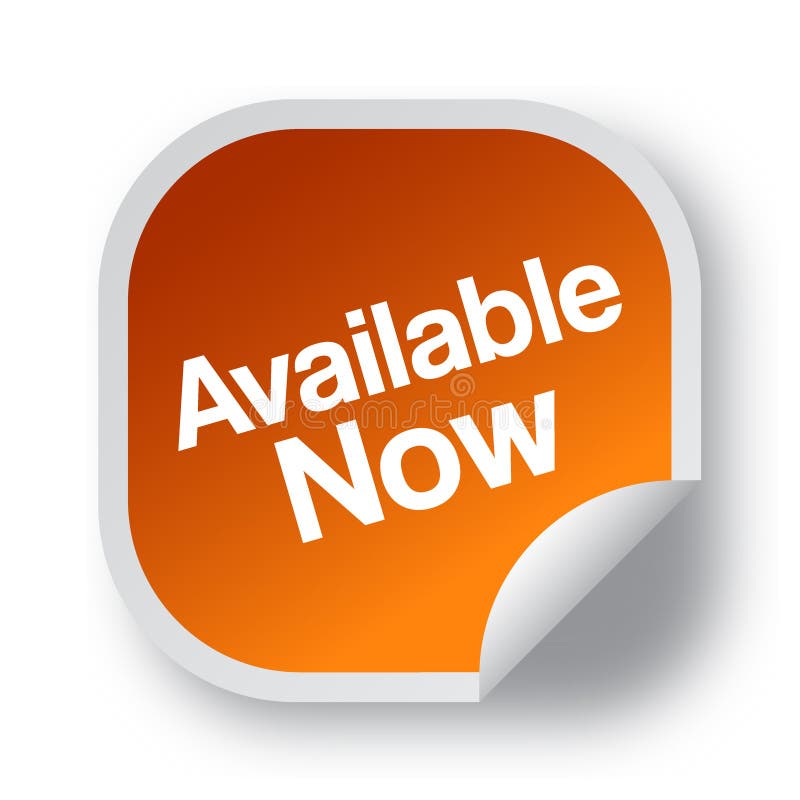 Available now stock illustration. Illustration of mark - 123429262