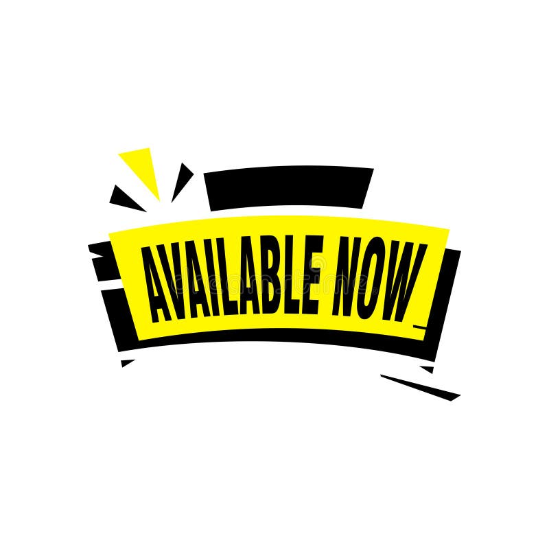 Now Available Sticker Stock Illustrations – 1,957 Now Available Sticker ...