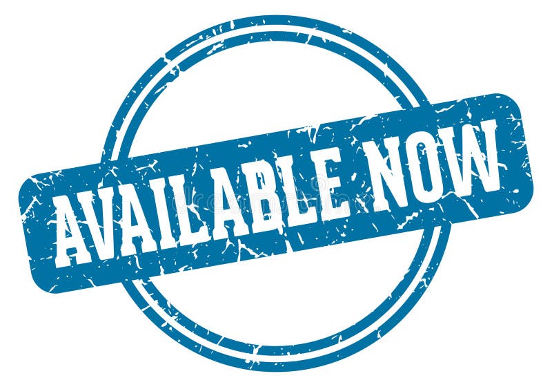 Available now stamp stock vector. Illustration of design - 347685322