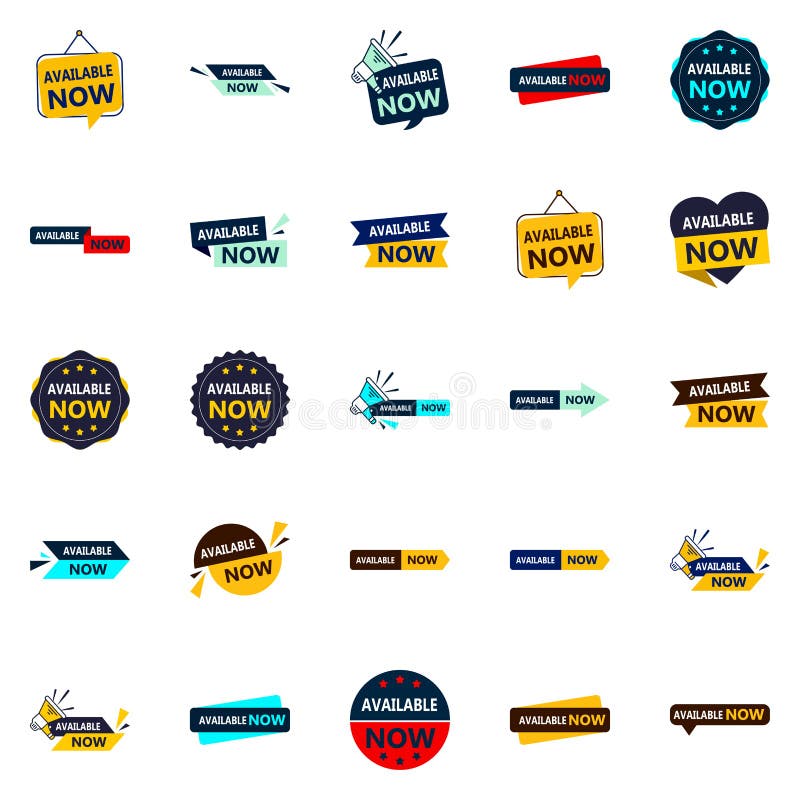 Available Now 25 Versatile Vector Banners for All Your Designs Stock ...