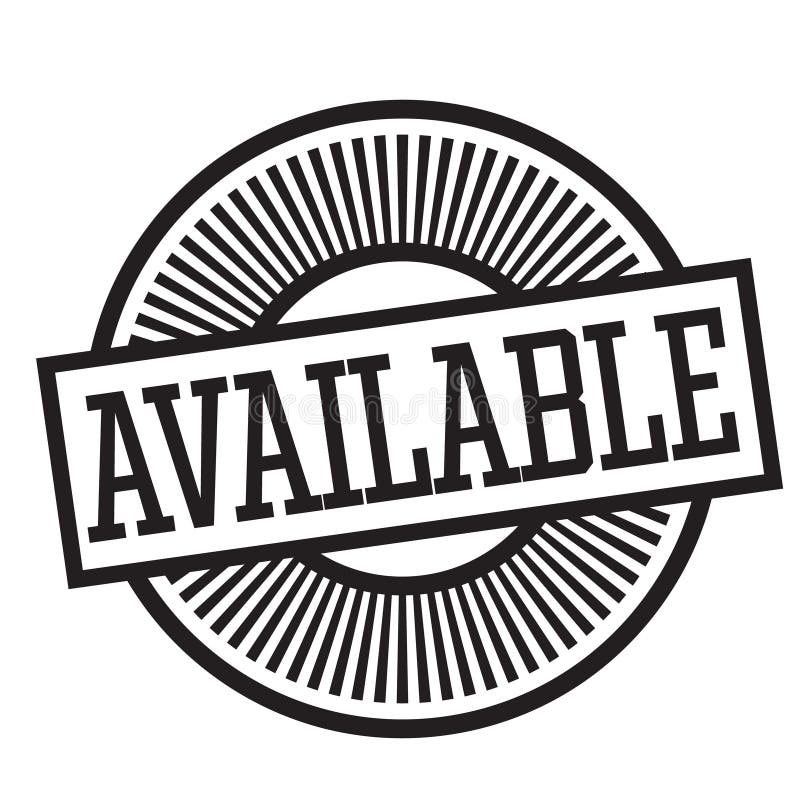 Available rubber stamp stock vector. Illustration of isolated - 125393874