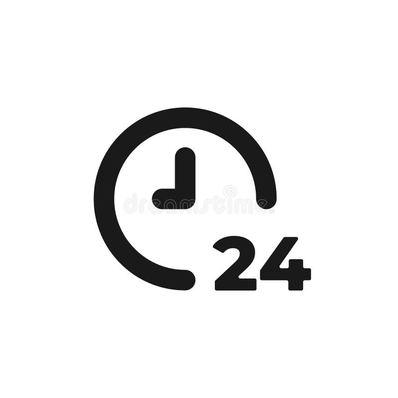 Always Available Services - Vector Web Icon Stock Illustration ...