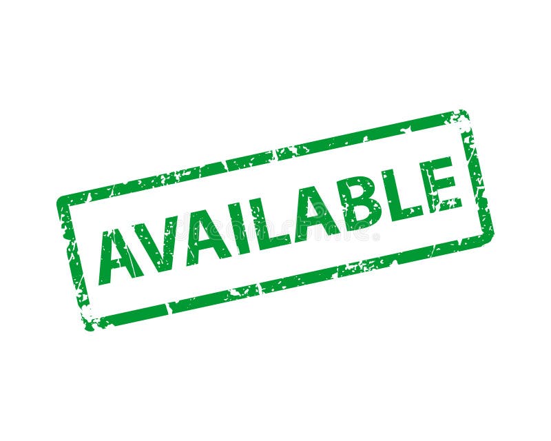 Available Sign Sticker. Stamp Vector Texture Stock Vector ...