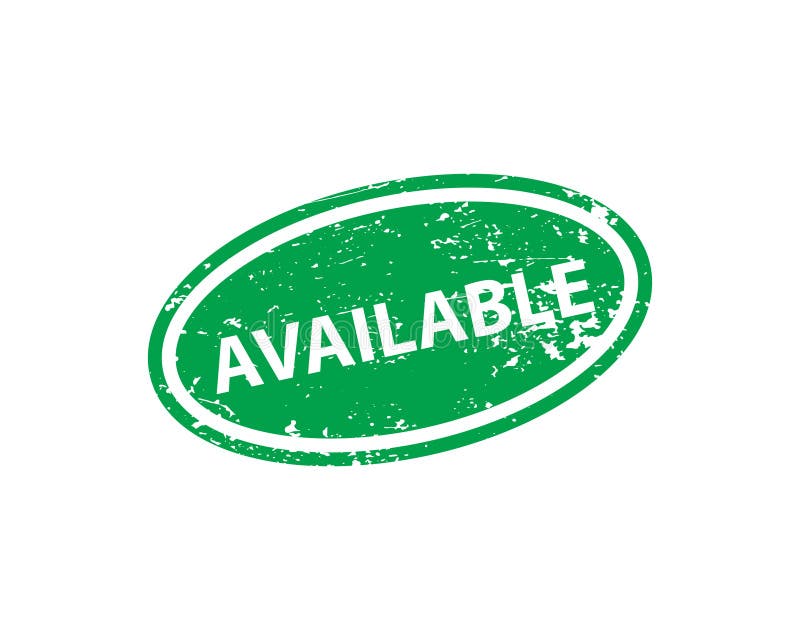 Available Sign Sticker. Stamp Vector Texture Stock Vector ...
