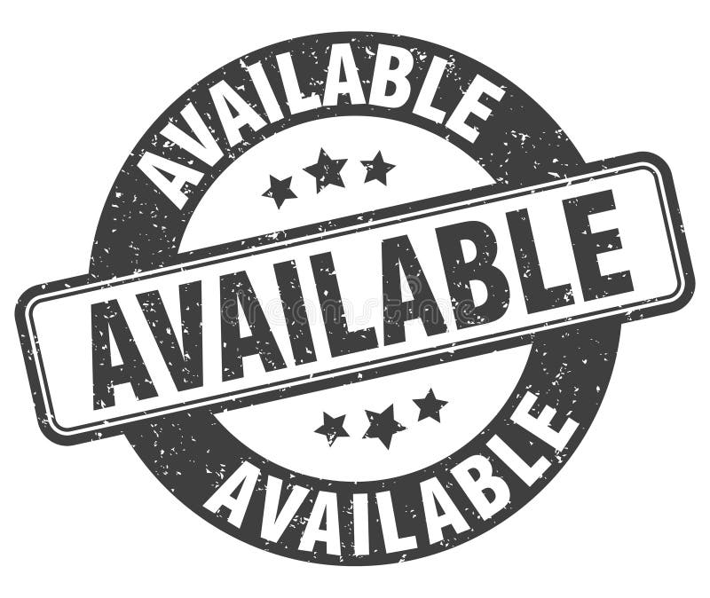 Available stamp stock vector. Illustration of available - 122091867