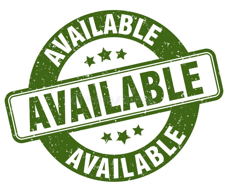 Available stamp stock vector. Illustration of available - 122091867