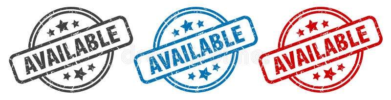 Available stamp stock vector. Illustration of available - 122091867