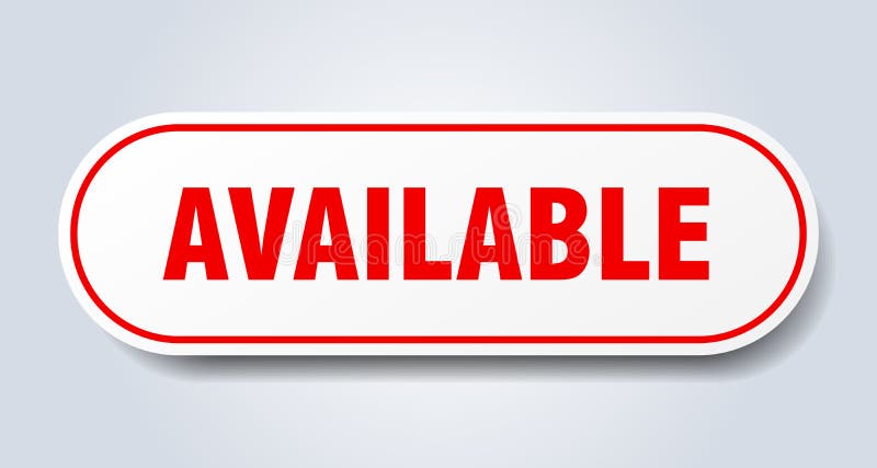 Available now sticker stock vector. Illustration of curly - 25814271