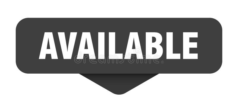 Available now sticker. stock vector. Illustration of flyer - 153663154