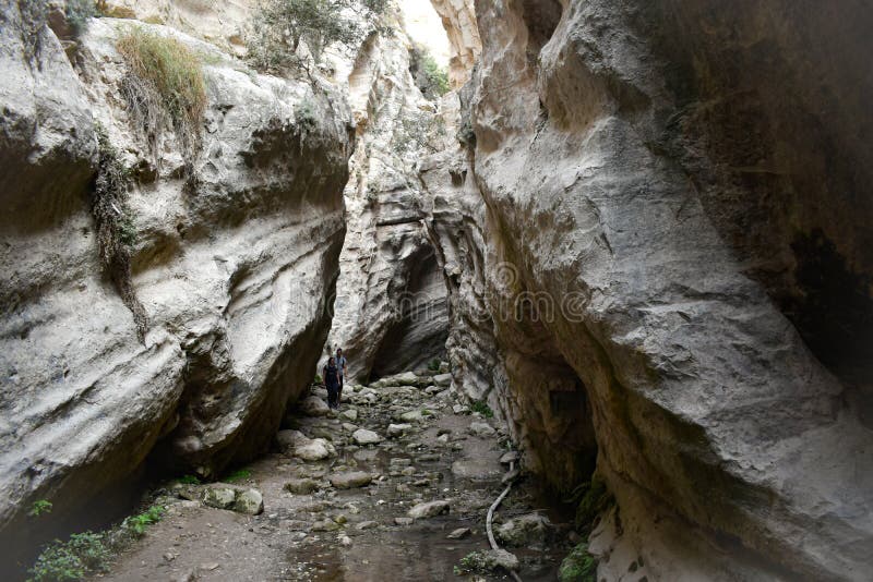 Avakas George the Most Beautiful Canyon in Cyprus Stock Image - Image ...