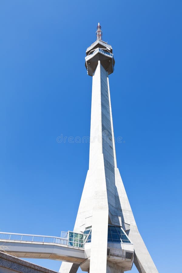 Avala Tower stock image. Image of avala, broadcasting - 26639723