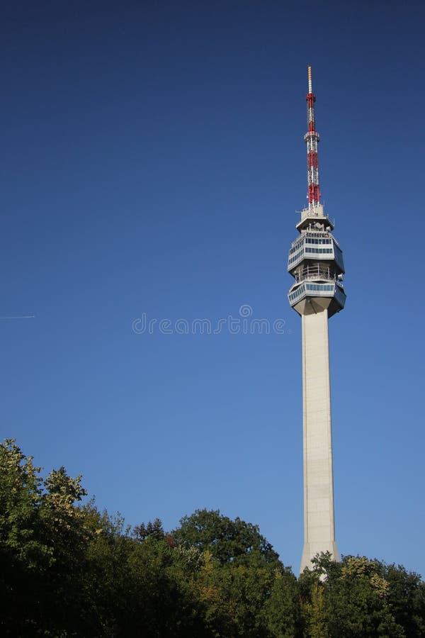 Avala Tower stock photo. Image of concrete, onair, broadcasting - 37114864