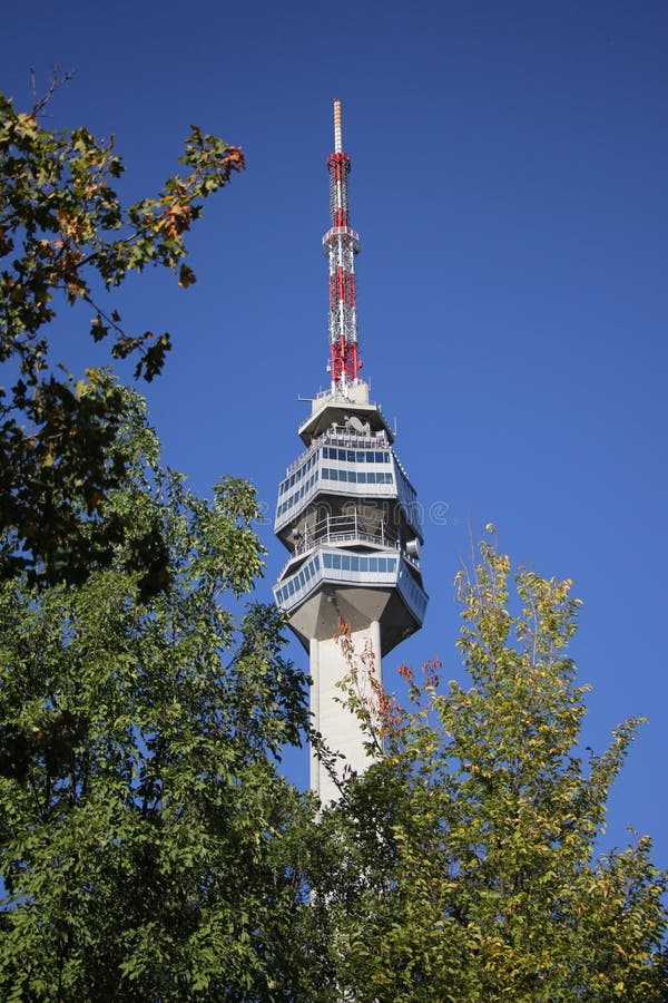 Avala Tower stock photo. Image of landmark, structure - 37114986
