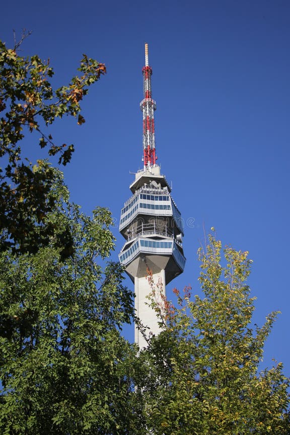 Avala Tower stock photo. Image of landmark, structure - 37114986