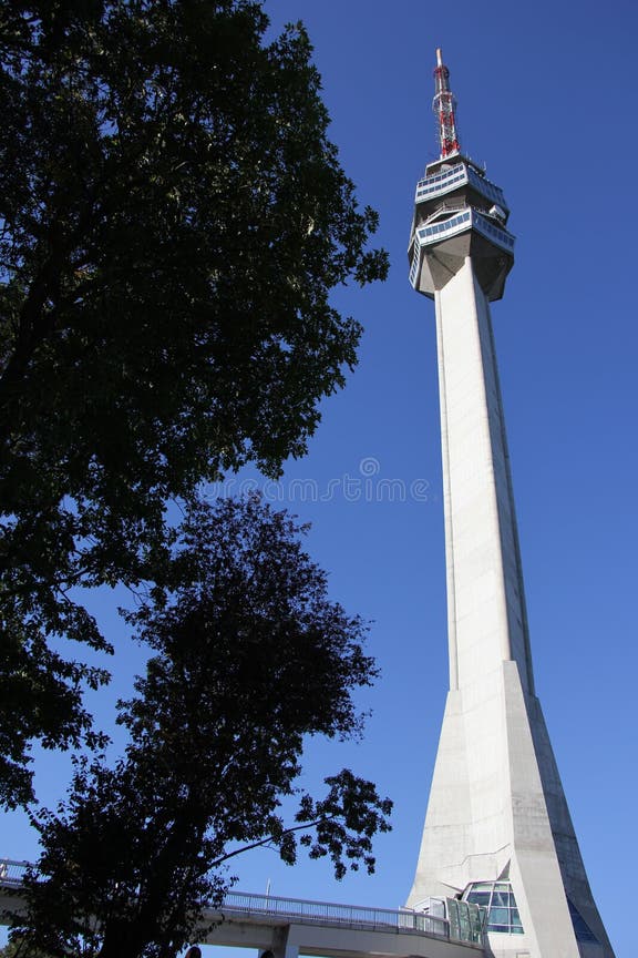 Avala Tower stock photo. Image of antenna, tall, television - 37115142