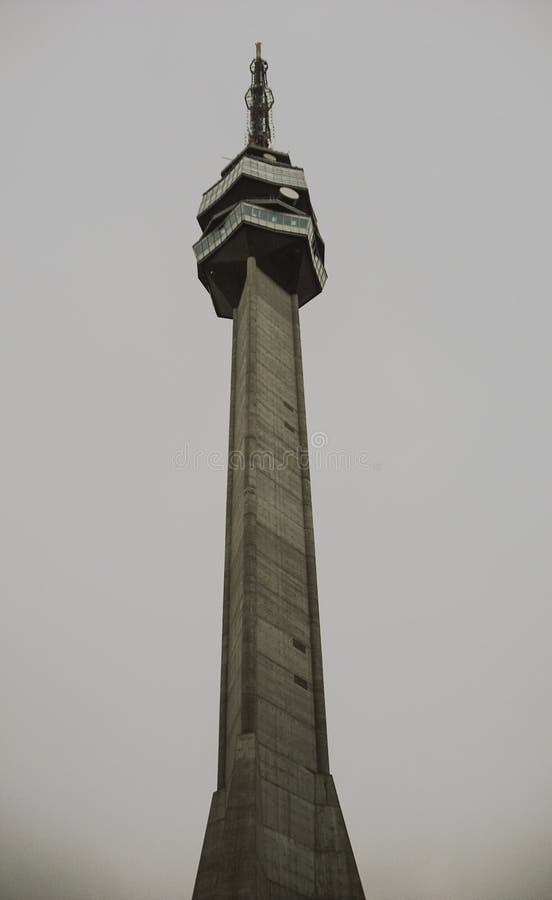 The Avala Tower stock photo. Image of architekture, world - 100852356