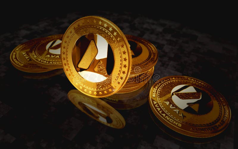 Avalanche Avax Cryptocurrency Golden Coin 3d Illustration Stock ... Avalanche Avax Cryptocurrency Golden Coin 3d Illustration Stock ...