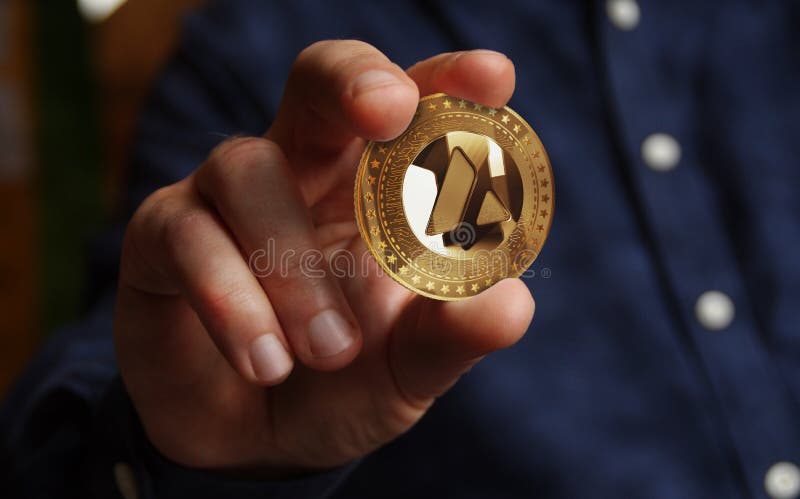 Avalanche Avax Cryptocurrency Golden Coin 3d Illustration Editorial ... Avalanche Avax Cryptocurrency Golden Coin 3d Illustration Editorial ...
