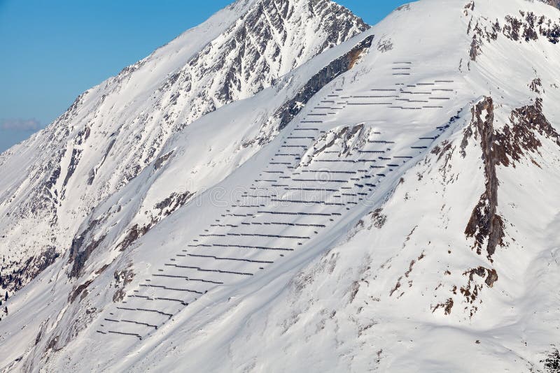 The Avalanche Protection Zonetunnel Along Trans-Canada Highway Near ...