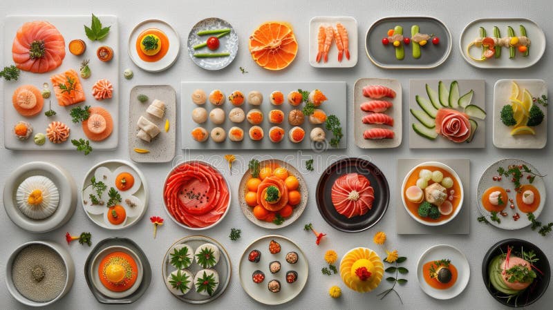 An Avant-garde Dining Setup with Dishes that Visually Represent Their ...