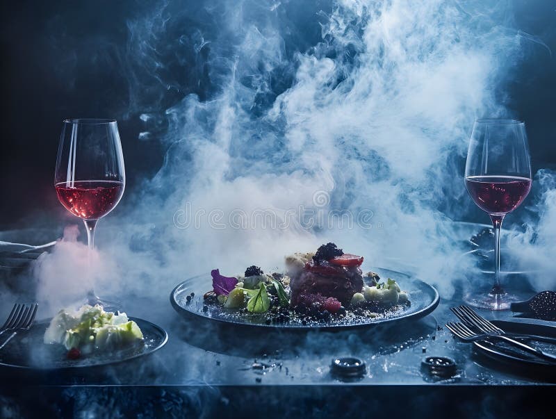 Avant Garde Molecular Gastronomy Dishes with Levitating Elements and ...