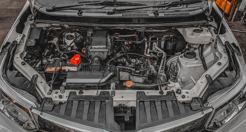 Avanza Car Engine in 2016 Black Editorial Stock Photo - Image of engine ...