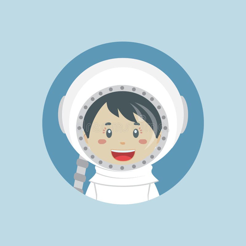 Avatar of a Astronaut Character Stock Vector - Illustration of ...