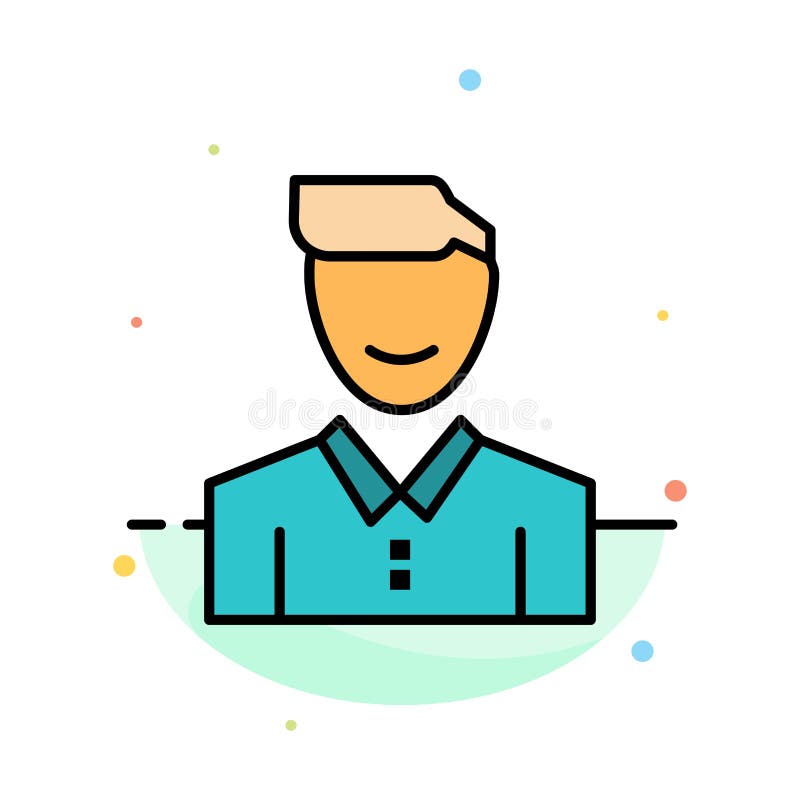 Avatar, Client, Face, Happy, Man, Person, User Abstract Flat Color Icon ... Avatar, Client, Face, Happy, Man, Person, User Abstract Flat Color Icon ...