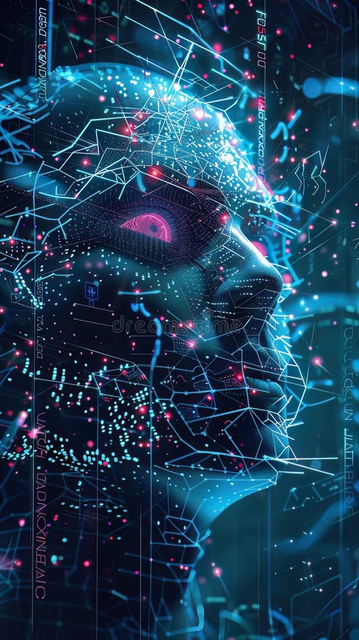 Avatar in Cyberspace a Nexus of Human Intellect and Data Stock ...