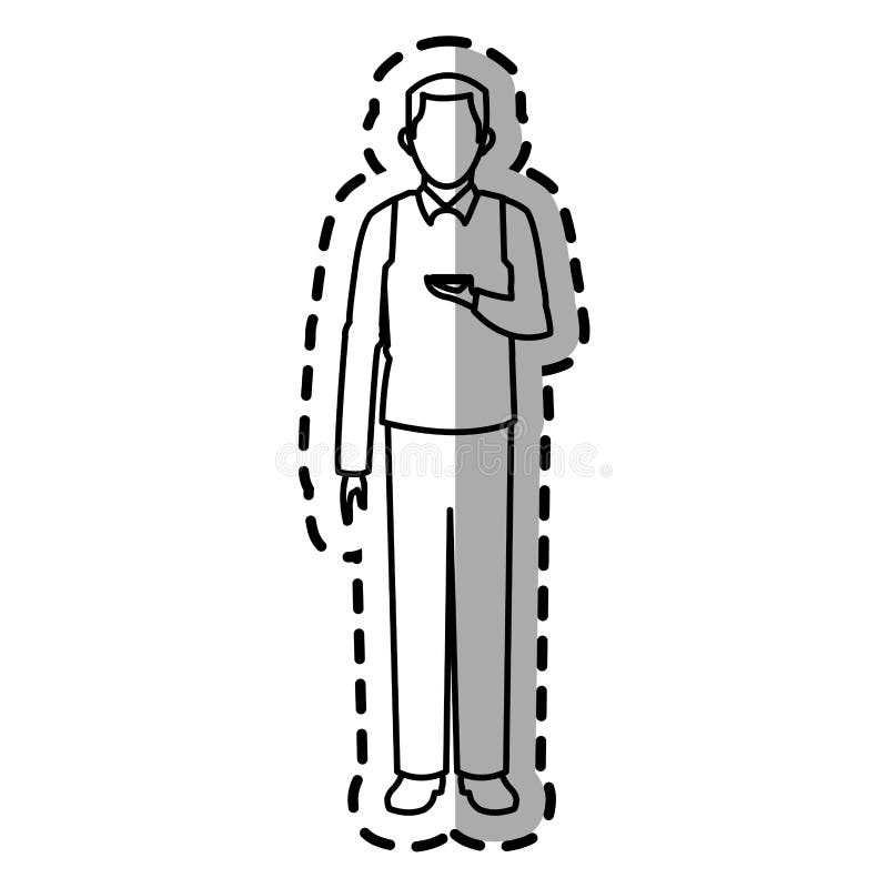 Avatar with device design stock vector. Illustration of future - 81253562