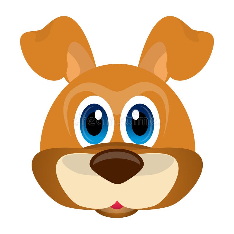 Avatar of a dog stock vector. Illustration of animal - 105121614