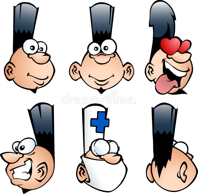 Avatar drôle illustration de vecteur. Illustration du adulte - 45044675