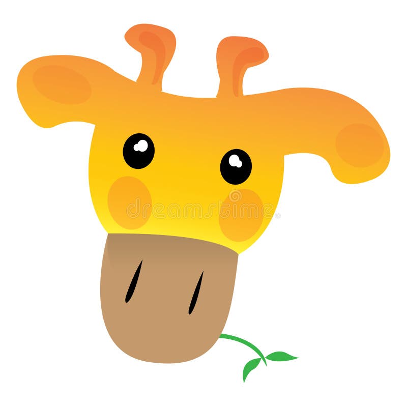 Avatar of giraffe stock vector. Illustration of wildlife - 97751535