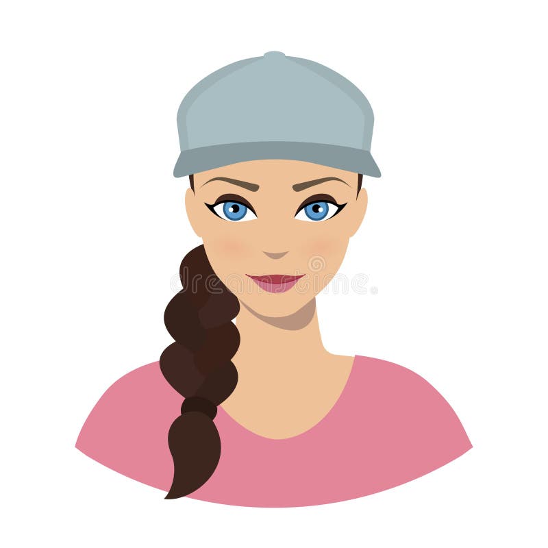 Beautiful Girl Baseball Cap Stock Illustrations – 291 Beautiful Girl ...