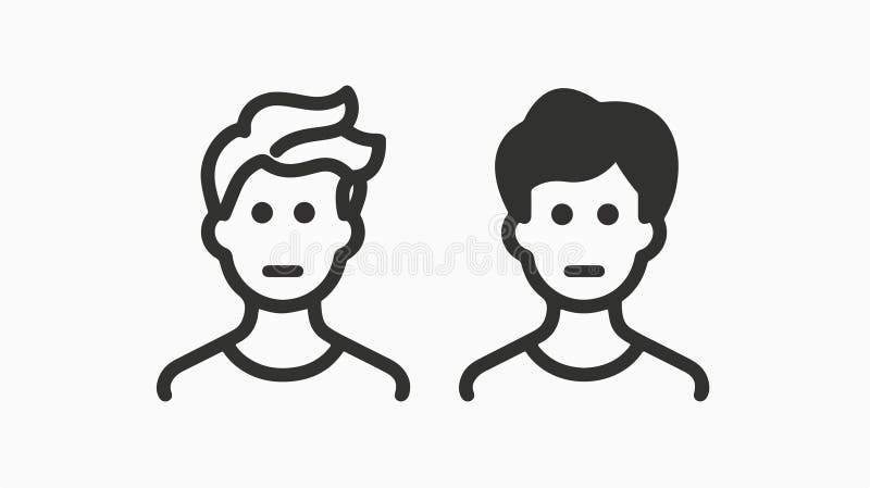 Professional Avatar Icon for Identity Illustration Concept Stock Vector ...