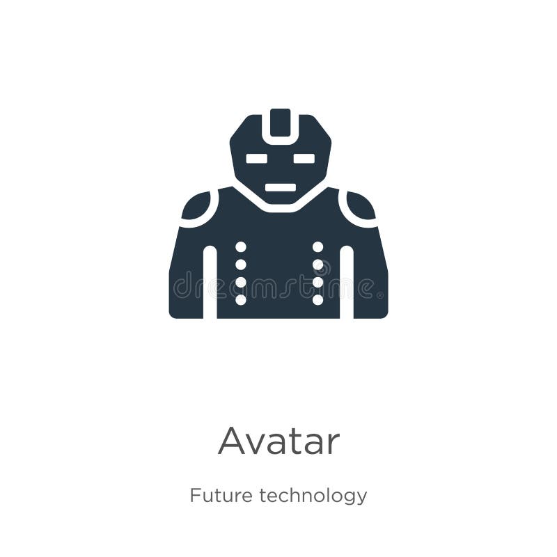 Avatar Icon Vector. Trendy Flat Avatar Icon from Future Technology ...