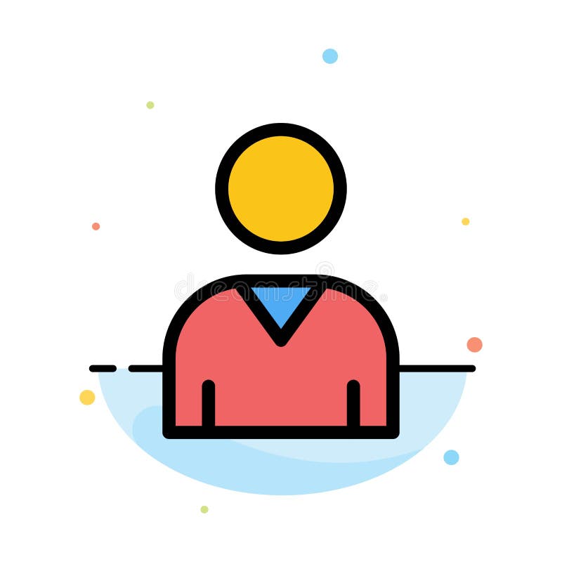 Avatar, Interface, User Abstract Flat Color Icon Template Stock Vector ... Avatar, Interface, User Abstract Flat Color Icon Template Stock Vector ...
