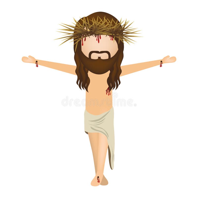 Avatar Jesus Christ with Cro Stock Illustration - Illustration of ...