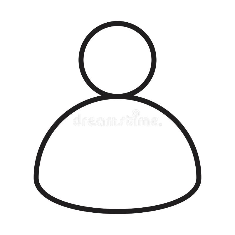 Avatar line icon stock vector. Illustration of isolation - 232980963