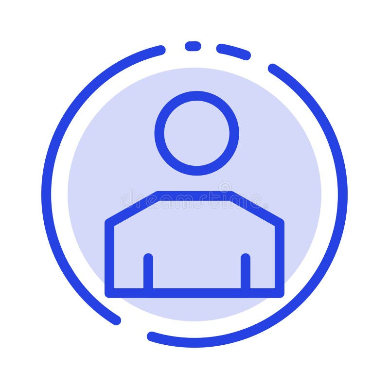 Blue Male Profile Picture, Silhouette Profile Avatar Icon Symbol Stock ...